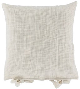 Chic Antique Bavlněný povlak na polštář Ties Cream 45 x 45 cm, krémová barva, textil