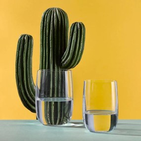 Crystalex malá skleněná váza 18 cm