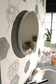 Sapho Sapho, FLOAT LED podsvícené zrcadlo, průměr 600mm, bílá, 22559