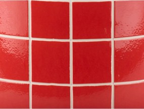 Keramický kulatý odkládací stolek ø 42 cm Retro Tiles – Leitmotiv