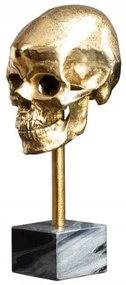 Noble Home Zlatá socha Skull