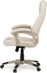Kancelářské křeslo KA-C713 CRM2, houpací mechanismus, béžová látka (64 x 76) cm