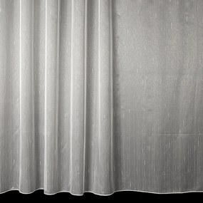 Českomoravská textilní žakárová záclona V344 s nopky pršíčko, s olůvkem, bílá, výška 230cm (v metráži)