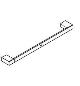 GROHE 40767000 - Držák na osušky SELECTION CUBE 500 mm lesklý chrom