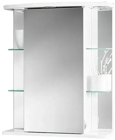 JOKEY HAVANA LED 55 bílá zrcadlová skříňka MDF 55x66x23cm (211211120-0110)