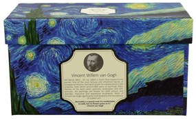 Sada 2 ks porcelánových hrnků Van Gogh STARRY NIGHT 350 ml modrá
