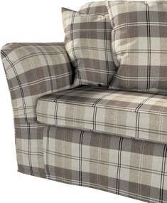 Potah na pohovku IKEA  Tomelilla rozkládací barva béžová látka pletený vzor, vzorované