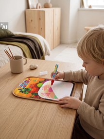 Sinsay - Opakovaně použitelná vodní podložka na kreslení - hnědá