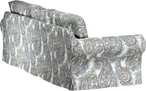 Potah na pohovku IKEA  Ektorp 3-místná, nerozkládací barva vícebarevná látka pletený vzor, vzorované