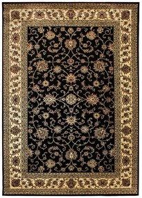 Ayyildiz, Kusový koberec Marrakesh 210 black, 200x290, černá, kancelář