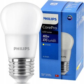SADA 3x LED žárovka Philips E27 5W 470lm 2700K EyeComfort CorePro P45