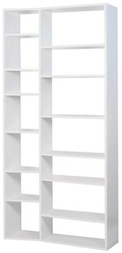 Bílá knihovna 108x224 cm Valsa – TemaHome