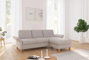 XXXLutz ROHOVÁ SEDAČKA, textil, šedobéžová Sit & More - Sedací soupravy - 000144016101