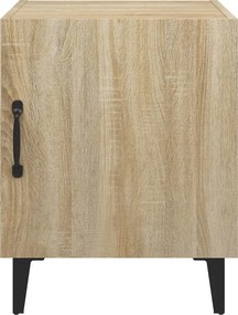 vidaXL Noční stolek kompozitní dřevo [812066] Barva: Bílá