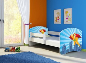 Dětská postel - Superhrdina 2 160x80 cm bílá
