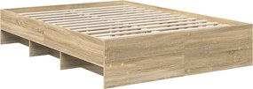 Rám postele s čelo Sonoma dub 160 x 200 cm Kompozitní dřevo 3408832