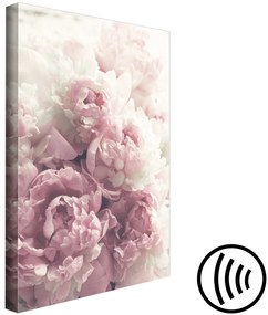 Obraz Krása kvetoucí přírody (1-dílný) - růžové pivoňky a květinový ráj