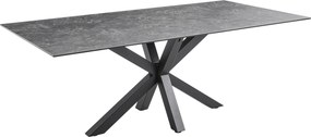 XXXLutz JÍDELNÍ STŮL, černá, tmavě šedá, 200/100/75 cm P & B - Jídelní stoly - 002465001401