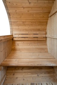 M-SPA - Záhradní sudová sauna 180 cm x Ø 210 cm