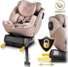 Autosedačka Aero Line, ISOFIX,0-36 kg, béžová | Nukido