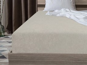 Froté prostěradlo EXCLUSIVE šedohnědé 90 x 200 cm