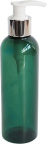 Dávkovač mýdla BEN 200 ml zelený s bílo-stříbrným dávkovačem