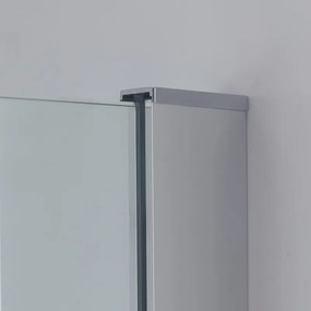 BPS-koupelny 2-dílná sprchová zástěna Walk-in HYD-SH07-D-CR 80x90, chrom/transparent - bez vaničky