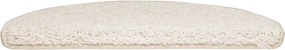 Schodové rohože 30 ks 65 x 21 x 4 cm bílé, půlkulaté, velké 3365818