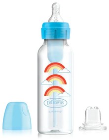 Dr. Brown´s Kojenecká láhev standard 250 ml 6+ úzkohrdlá OPTIONS PLUS modrá