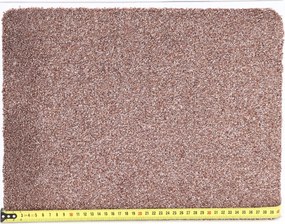 Spoltex, Metrážový koberec Ester / 94 Červenohnědá, zátěžový, na míru, šíře 4m, hnědá, ab (mřížka), obývací pokoj