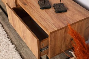 Designový TV stolek Olesia 180 cm vzor ořech