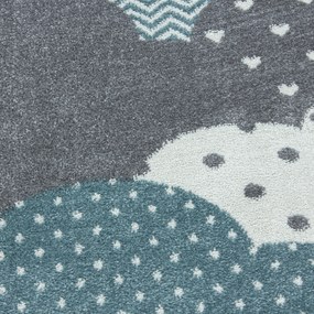 Ayyildiz koberce Dětský kusový koberec Bambi 820 blue kruh ROZMĚR: 120x120 (průměr) kruh