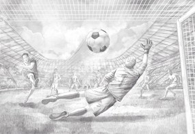 Velkoplošná tapeta mural FOTBAL do dětského pokoje