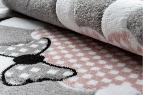 Dywany Łuszczów Dětský kusový koberec Petit Dolly sheep grey kruh - 160x160 (průměr) kruh cm