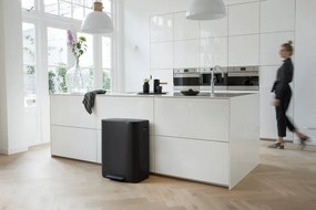 Brabantia BO pedálový koš 2x30L černá