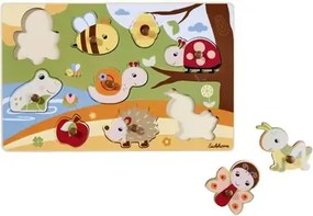 EICHHORN Vkládací puzzle Zvířátka / Dřevo / 9 dílků / od 2 let