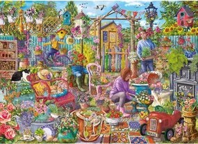 GIBSONS Puzzle Zahrada z recyklovaných materiálů / 1000 dílků / 68 x 4