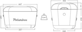 Růžový chladicí box 20 l Pop – Polarbox