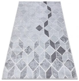 Moderní kusový koberec MEFE B400 Kostky 3D šedý Rozměr: 280x370 cm