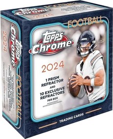 Topps 2024 Chrome Football Mega box NFL