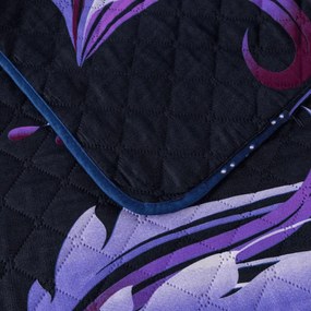 Přehoz na postel VIOLET BUTTERFLY, tmavě modrý Rozměr: 170 x 210 cm