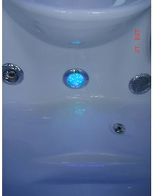 BPS-koupelny Hydromasážní box HYD-O99B 165x85 SA, se saunou v kombinaci s hydromasážní vanou