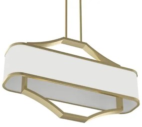 Designový lustr Gerdo Ovale zlatá