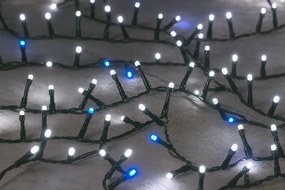 Vánoční světýlka venkovní FLASH studená bílá 300 LED