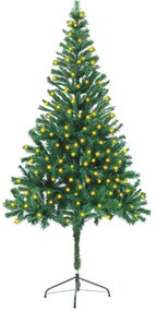 Umělý vánoční stromek s LED diodami a stojanem 180 cm 564 větví,  3077403 HangarStore.cz