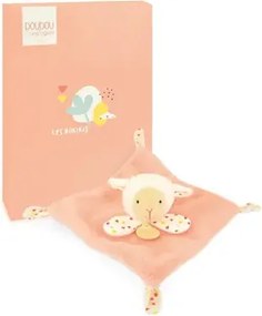 Doudou Plyšový muchláček růžový Ovce 19 cm / od 0 měsíců