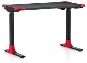 Výškově nastavitelný stůl OfficeTech Game, 120 × 60 cm