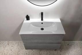 Sapho Sapho, EZARA umyvadlová skříňka 69,8x52x46cm, dub cuneo, EZ701-2525