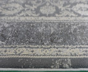 BE Koberec Allianz 6301 GREY - šedý obdélníkový Rozměr: 60x100 cm