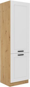 Kuchyňská skříňka LUNA 60 LO-210 2F korpus: dub artisan, barva dvířek: bílá